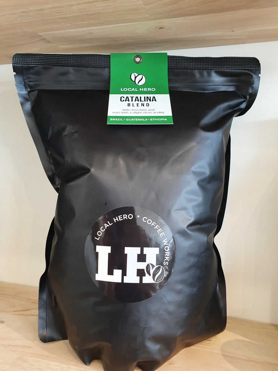 1kg Catalina Blend (Black packaging) – Local Hero Coffee Works